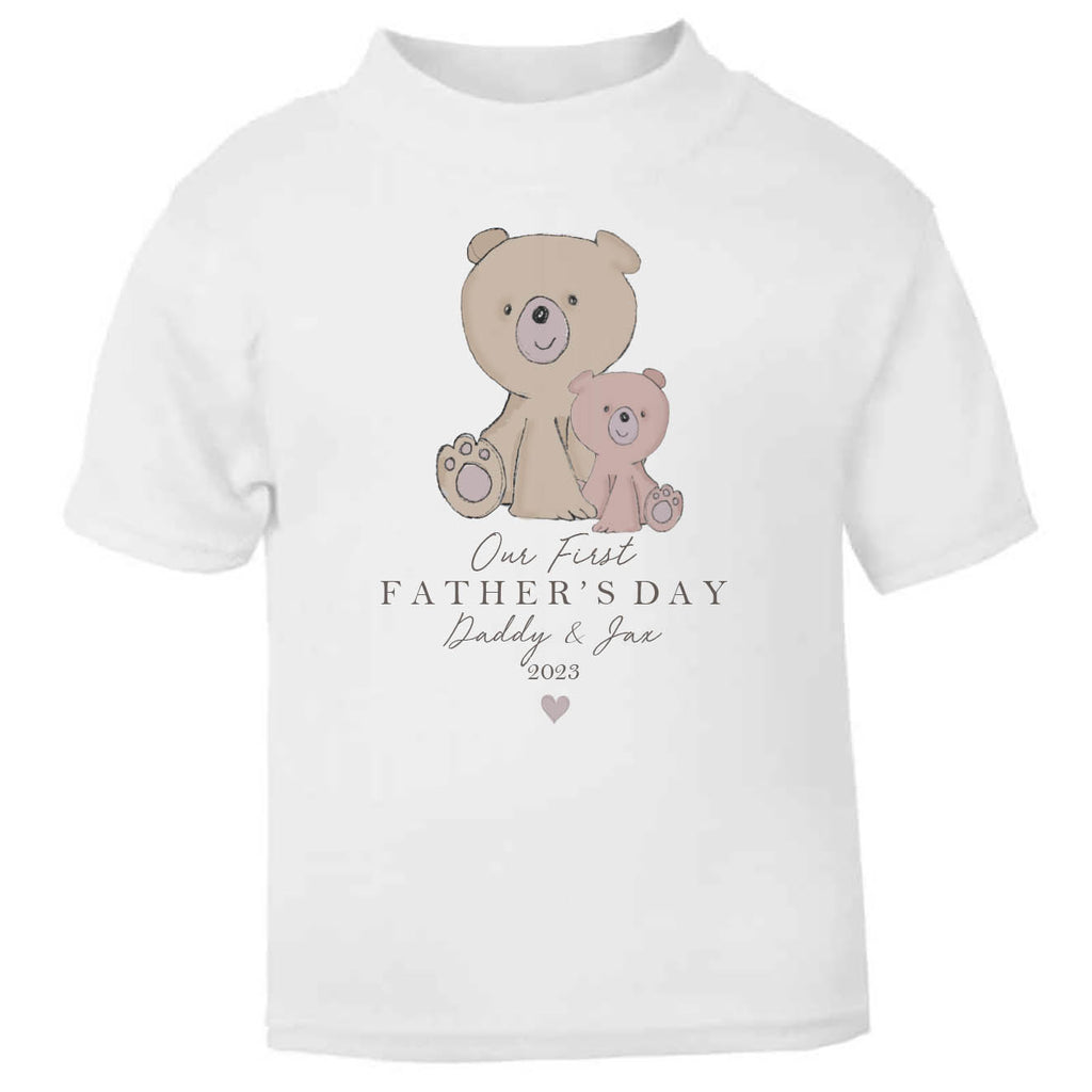 Daddy 1st Father's Day Cute Baby bear personalised gift