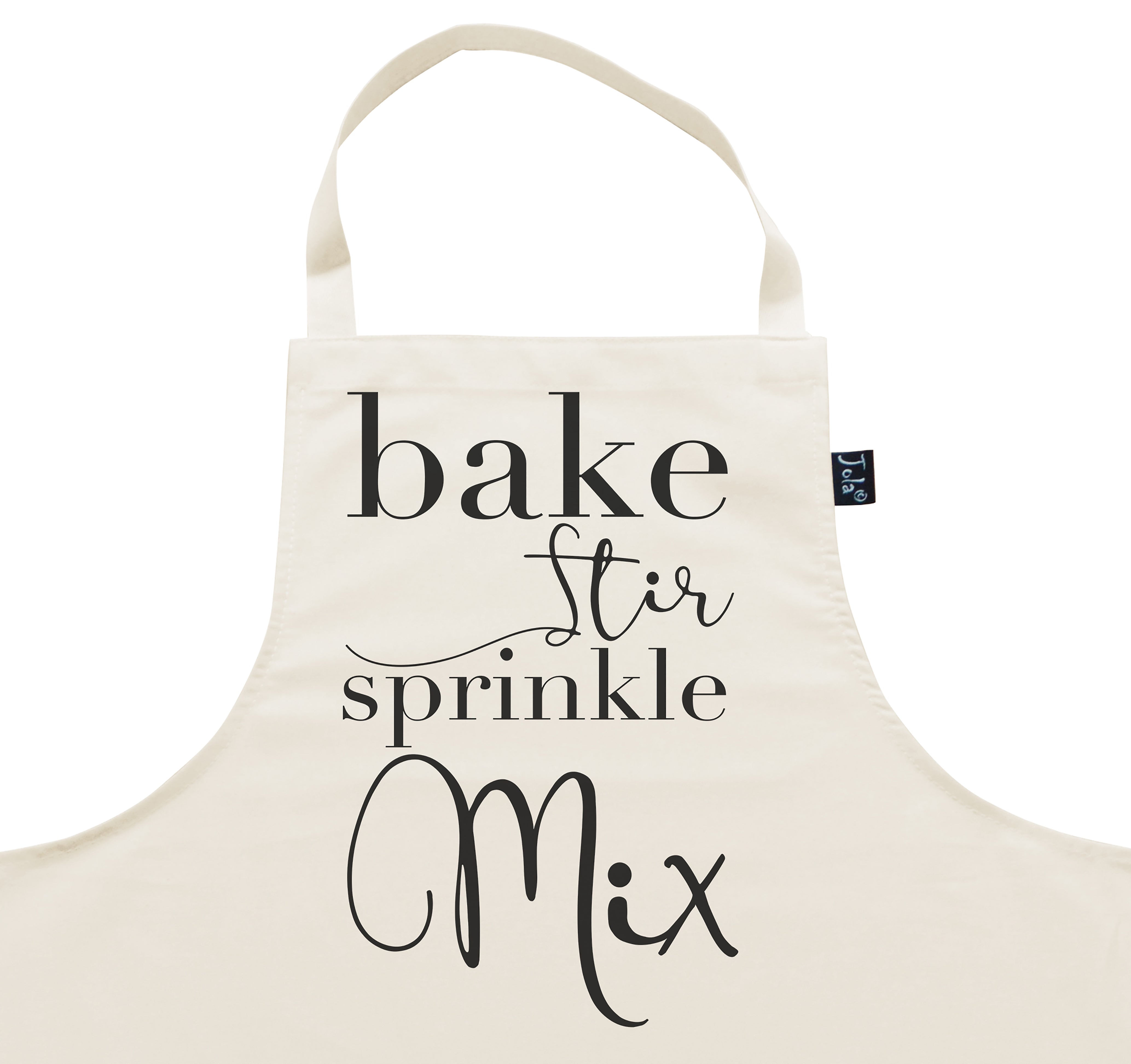 Bake Stir Sprinkle Mix Apron – Jola Designs