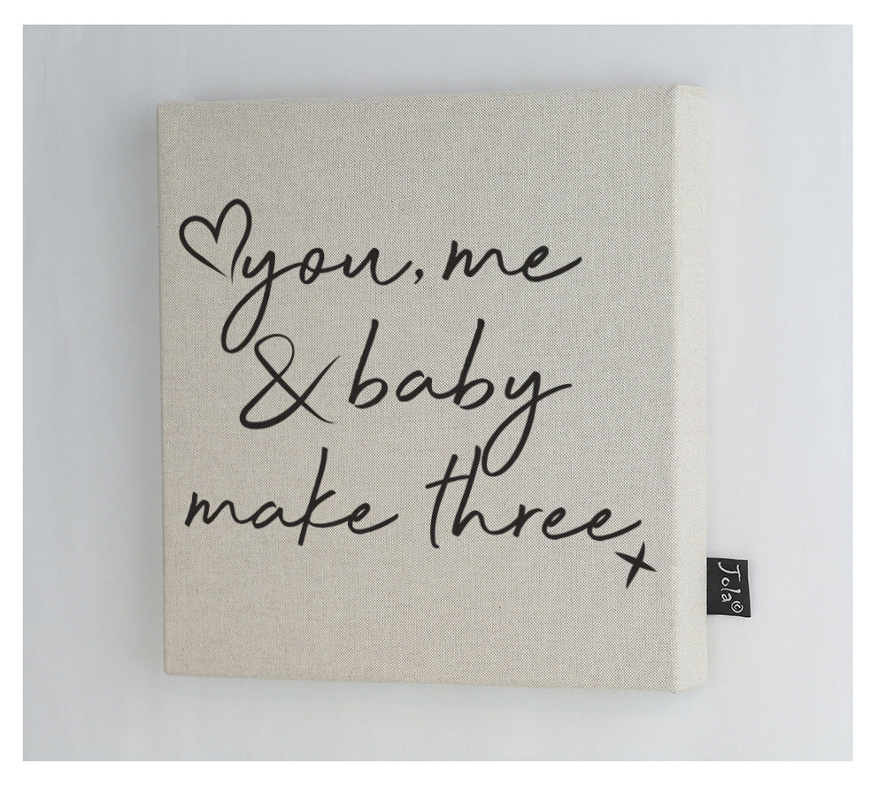 You Me & Baby Canvas Frame – Jola Designs