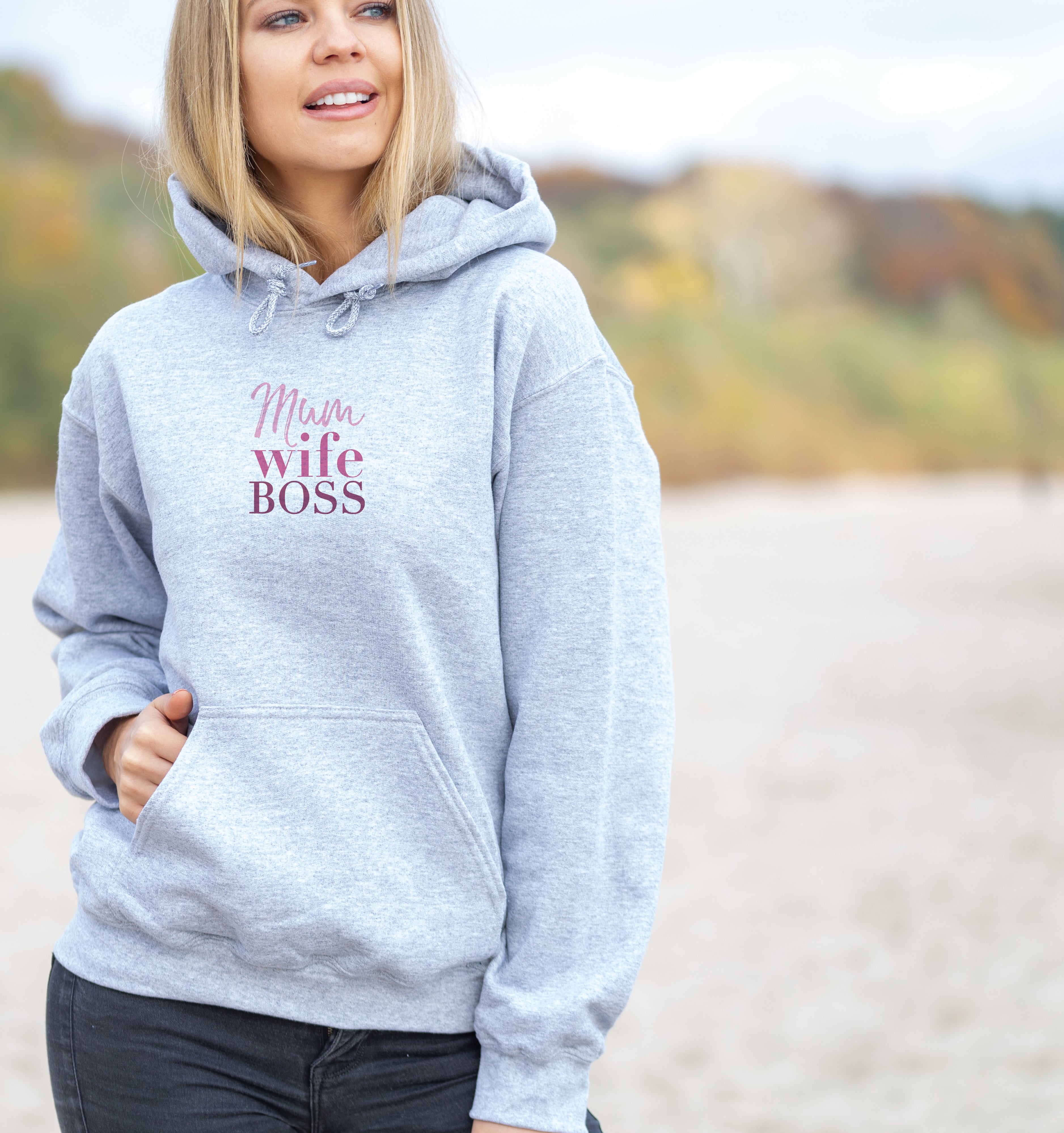 Mum Wife Boss Original Hoodie – Jola Designs